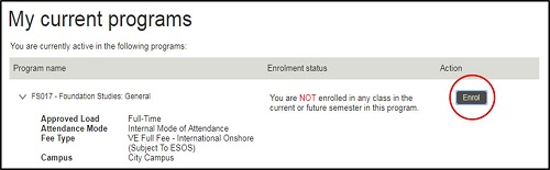 Foundation Studies enrolment guide - RMIT University