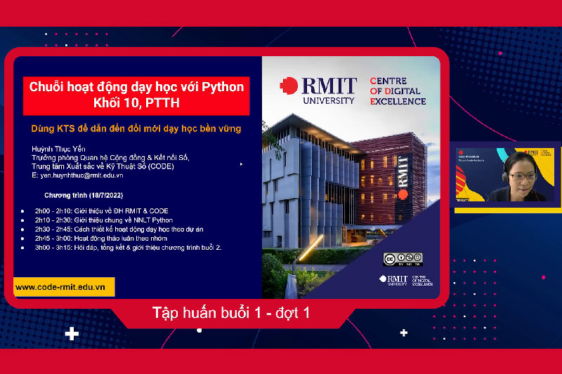 High school teachers get ready for Python language through RMIT Vietnam ...